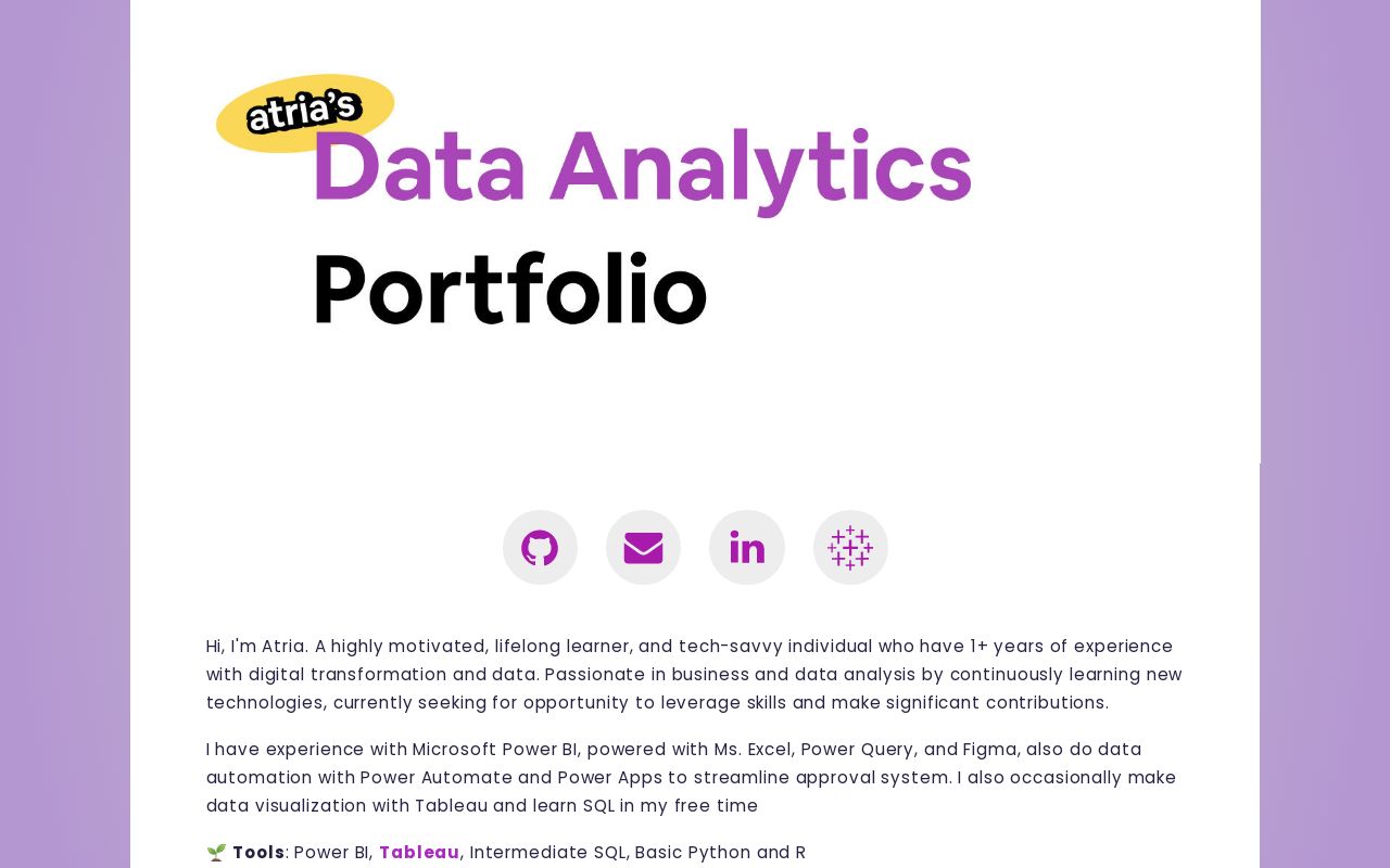 Atria Putri's Portfolio